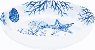 Les Jardins de la Comtesse Suppenteller aus Melamin Koralle Ø 20 cm - Kollektion Piana