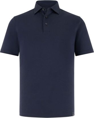 Boggi Milano Homme, Tops, Bleu, Taille: XL Polo en m&eacute;lange de coton