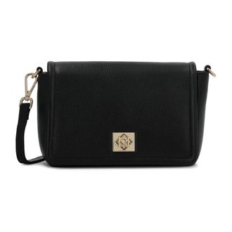 Kazar Kleine schwarze Lederhandtasche mit Klappe - - Bags - Damen - Schwarzk - ONE SIZE
