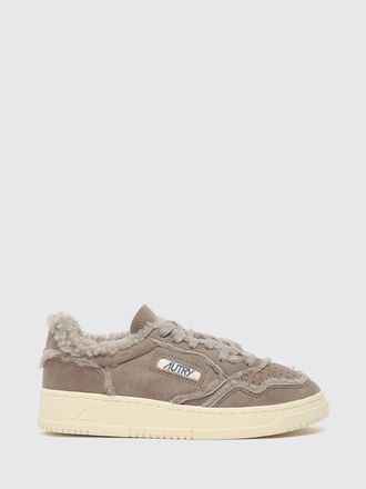 Autry Medalist Low Sneakers aus zweifarbigem Wildleder mit Wollfutter
