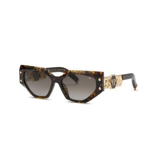 Philipp Plein Spp174S Sonnenbrille - - Accessories - Damen - Braun - 57 MM
