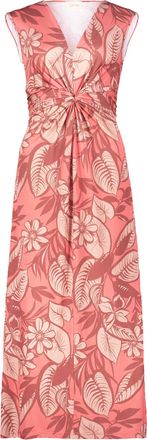 Cartoon Damen 1633/7781 Kleid, Rosa und Braun, 40