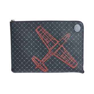 Trussardi Elegante Zeitlose Pochette Tasche - - Bags - Herren - Schwarzk - ONE SIZE
