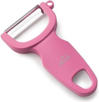 Lacor Lacor - 39092 - Schäler Edelstahl, Schäler Gemüse, Glatter Schäler Fast, Edelstahl, Doppelte Glatte Kante, Präzision und Genauigkeit, Ergonomisch, Bei