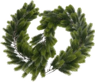 Generic K&uuml;nstliche nzweige - 200 cm Realistische Nachbildung von Zedern als Dekoration - K&uuml;nstliche,F&uuml;r Zuhause Haust&uuml;r Terrasse Au&szlig;enbereich Winterfest Und E