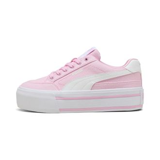 Puma Court Classic Vulc Platform Sneakers Damen, Schuhe, Rosa, 35.5