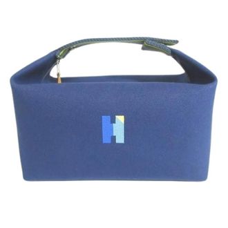 Herm&egrave;s Pre-owned Cotton Handbag - - Pre-owned - Damen - Blau - ONE SIZE