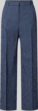 Max Mara Regular Fit Weite Hose aus Baumwoll-Leinen-Mix Modell MARINA
