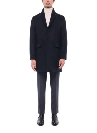 Fursac Manteau en laine et cachemire - Taille 44 - Homme