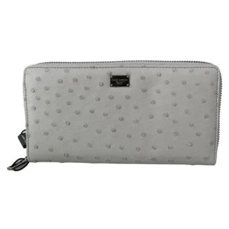 Dolce & Gabbana Pre-owned Cuir petite-maroquinerie - Femme - Pre-owned - Gris - Taille: ONE Size