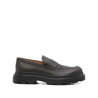 Tod's Klassische Leder Slipper Schuhe - - Shoes - Herren - Schwarzk - 44 EU