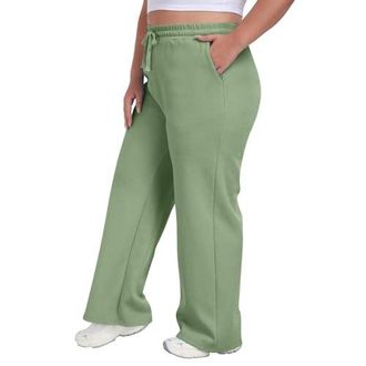 Generic Pantalon Jogging Femme D&eacute;contract&eacute; Jambe Large Polaire Pantalon de Surv&ecirc;tement Taille Elastique Confortable Ample 2026 Id&eacute;al pour Les Femmes en rondeu