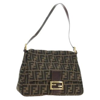 Fendi Pre-owned Vintage Zucca Schultertasche - - Pre-owned - Damen - Braun - ONE SIZE