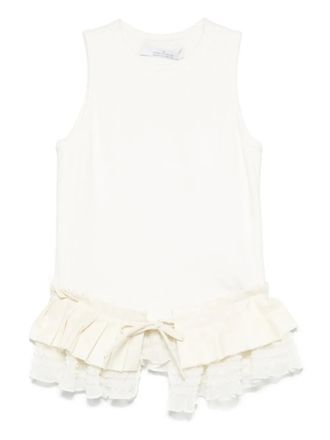 Rokh débardeur à volants - Blanc