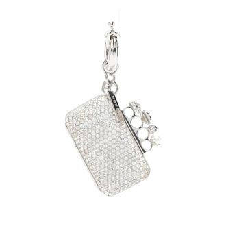 Alexander McQueen Knuckle Clutch Charm - - Accessories - Damen - Grau - ONE SIZE