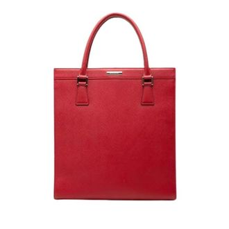 Burberry Sac cabas vintage Pre-owned - Femme - Pre-owned - Rouge - Taille: ONE Size