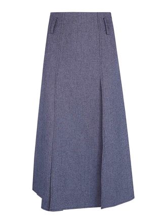 DRHOPE Jupe Midi - Gris