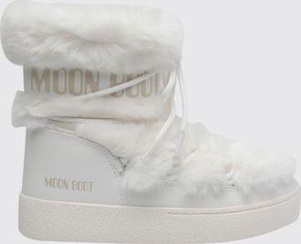 Moon Boot Niedrige Ltrack Schneestiefel aus Kunstpelz mit Logo-Print