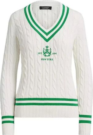 Ralph Lauren Femme, Pulls, Blanc, Taille: 44 FR Vesta Knit