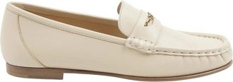 Chlo&eacute; Femme, Chaussures, Beige, Taille: 37 EU Chain-Detail Loafer