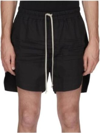 Rick Owens Homme, Shorts, Noir, Taille: M Drawstring Shorts