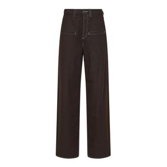 Uma Wang UMA Wang - Pantalon large - Femme - Pantalons - Brun - Taille: 40 FR