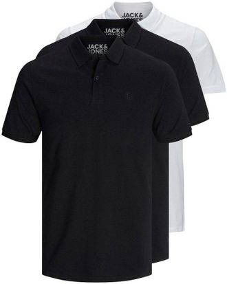 Jack & Jones Poloshirt Basic (3-tlg., 3er Pack) slimfit / figurbetont geschnitten