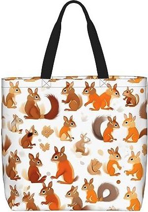 Generic &Eacute;cureuils Mignons Sac A Main Femme Grand Sacs D&eacute;contract&eacute; Sac &Agrave; Bandouli&egrave;re Pour Gym Quotidienne Plage