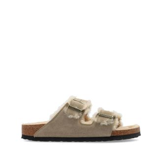 Birkenstock Femme, Chaussures, Brun, Taille: 40 EU Arizona Shearling Su&egrave;de Cuir