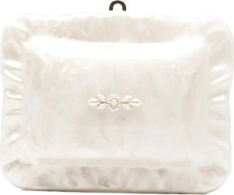 Simone Rocha Femme, Sacs, Blanc, Taille: ONE Size Peopa Clutch