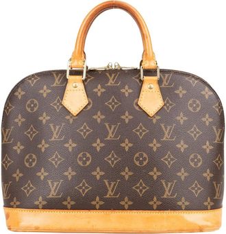 Louis Vuitton Crossbody Bags - Louis Vuitton Canvas Monogram Alma PM Handbag - Gr. unisize - in Braun - für Damen