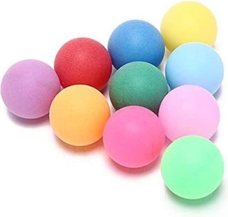 Generic Tischtennisb&auml;lle Bunt Ping Pong B&auml;lle Training Tischtennis Ball 10 St&uuml;ck Mischfarben Tischtennis-B&auml;lle Tischtennis-Set Dedicated Tischtennis-Spieler B