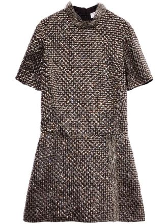 Pucci robe courte à ornements de perles - Argent