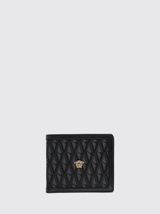 Versace Portefeuille bifold en tissu avec application logo Medusa