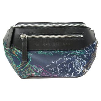 Berluti Portemonnaies - NEUE BERLUTI BANANENTASCHE COMPLICE SCRITTO CANVAS - Gr. unisize - in Bunt - f&uuml;r Damen