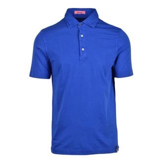 Drumohr Homme, Tops, Bleu, Taille: M Polo en coton
