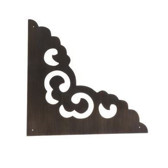 BESPORTBLE Healeved Vintage Eckenschutz aus Messing 20 X 20cm Dekorative Kupfer Eckensch&uuml;tzer f&uuml;r M&ouml;bel Schr&auml;nke Bilderrahmen und Schmuckk&auml;stchen mit Abgerundete