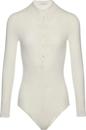 Magda Butrym Femme, Tops, Beige, Taille: 38 FR Robe Body Cr&egrave;me