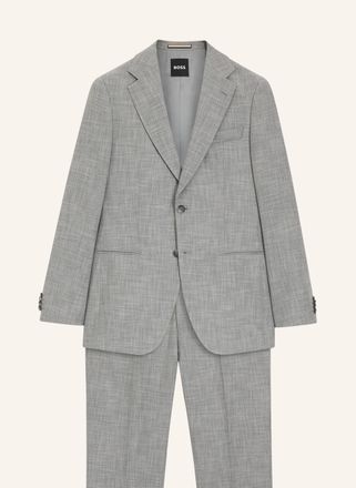 HUGO BOSS Business Anzug C-Huge-2pcs-261 Slim Fit silber