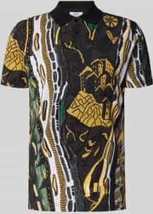 Carlo Colucci Regular Fit Poloshirt mit kurzer Knopfleiste