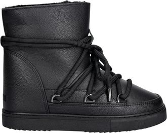 INUIKII Femme, Chaussures, Noir, Taille: 40 EU Talons Compens&eacute;s en Cuir Plein
