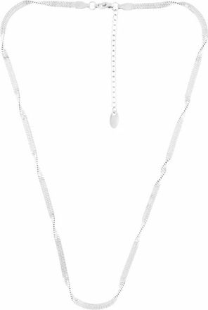 Dansk Copenhagen Elegante Wasserdichte Herringbone Halskette - - Accessories - Damen - Grau - ONE SIZE
