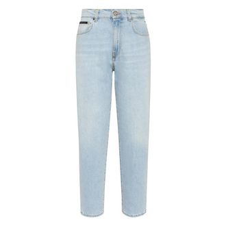 Philipp Plein Denim Hosen Mom Fit - - Jeans - Damen - Blau - W28