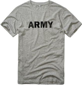 Brandit T-Shirt armée, Plusieurs Couleurs, Tailles S à 5XL, Gris, 3XL