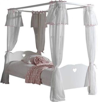 Vipack AMHB9014 Himmelbett Amori, 90 x 200 cm, weiß