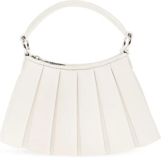 Lacoste Femme, Sacs, Blanc, Taille: ONE Size Mini Sac Lenglen en Cuir