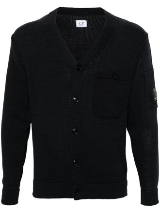 C.P. Company cardigan Compact en coton - Bleu