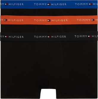 Tommy Hilfiger Herren 3p Trunk Wb Um0um03890 Truhe, Blue (Reg Blu/Bon Org/Blk), Large