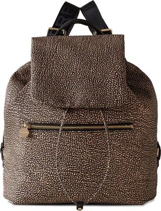 Borbonese Mittelgro&szlig;er Zaino Rucksack - Braun