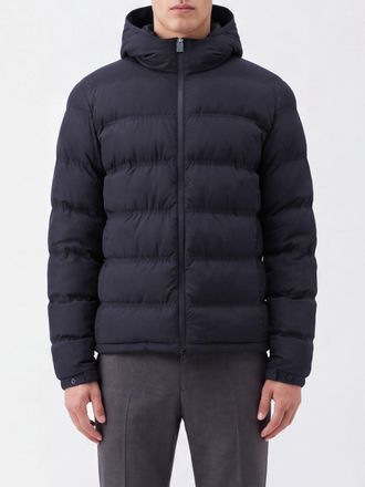 Aspesi Kurze Daunenjacke mit Kapuze und technischer PrimaLoft-Wattierung
